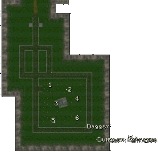 Rune Locations, Activation Point and Dungeon Entrance